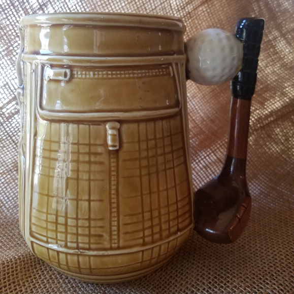Lefton | Accents | Vintage Lefton Golf Bag Planterpencil Holder | Poshmark
